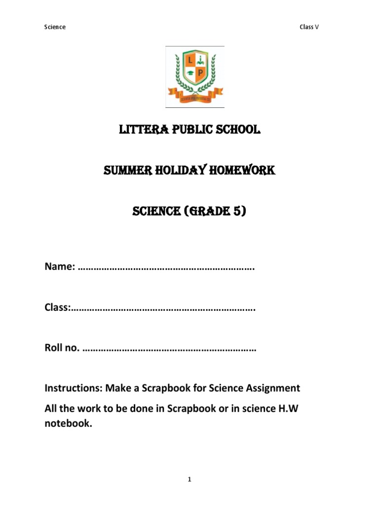 Class 5 Science | PDF