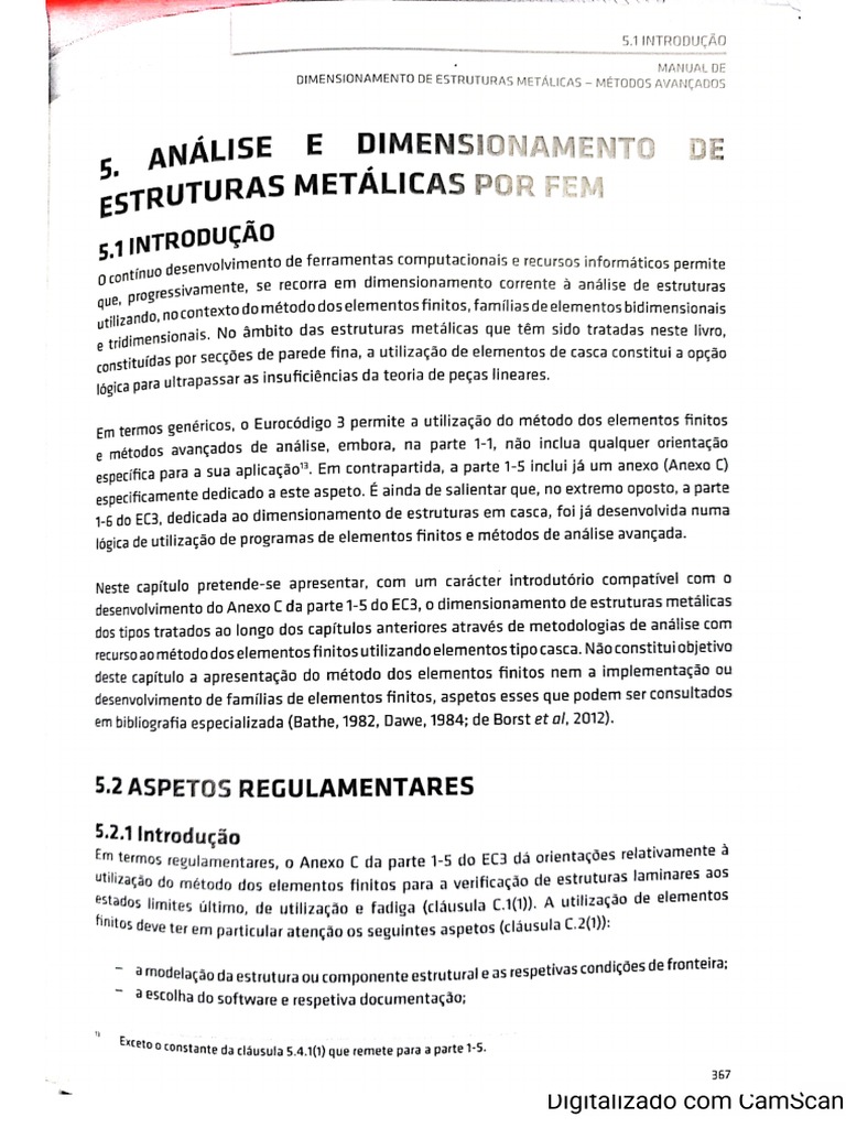 Manual Dimensionamento E.M. - Métodos Avançados | PDF