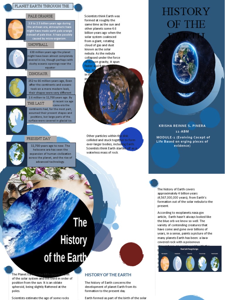History of The Earth | PDF | Earth | Planets