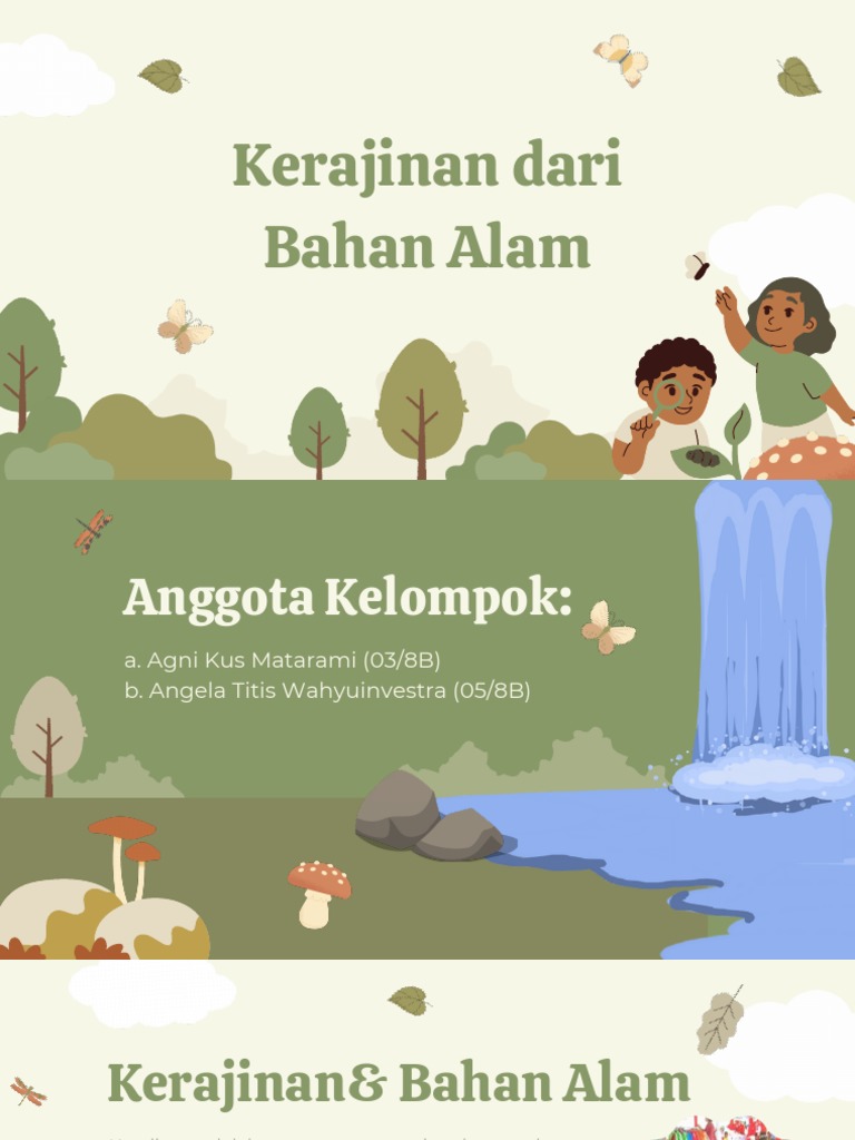 Kerajinan Dari Bahan Alam | PDF