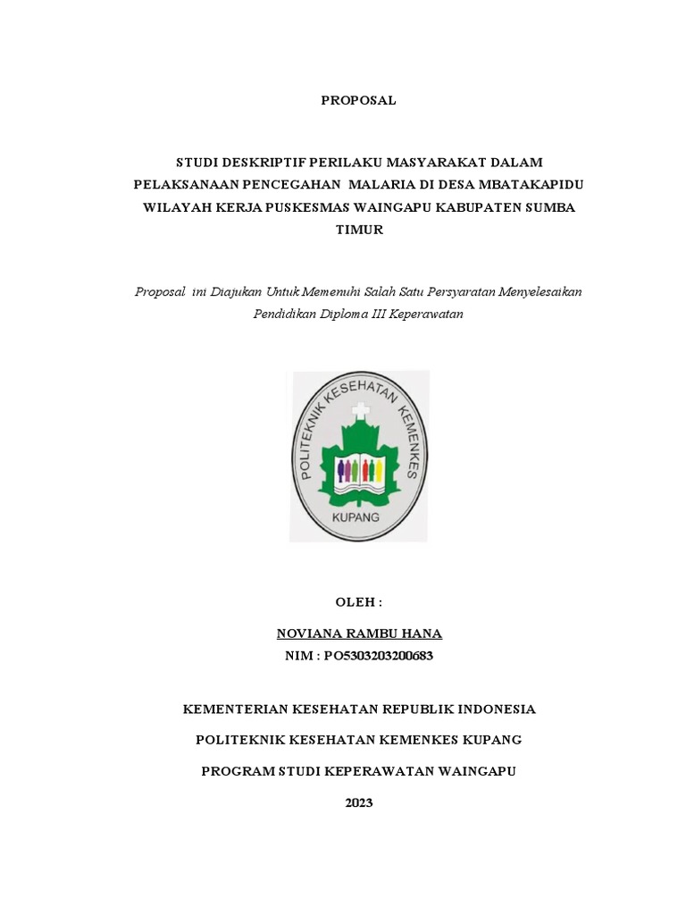 Proposal Nov Fiks | PDF