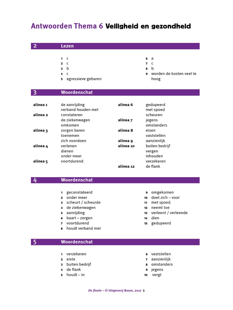 Finale - Antw 6 2017 | PDF