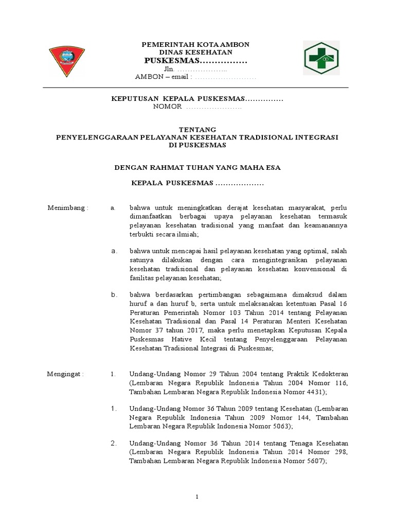 Contoh Draf SK Yankestrad Integrasi | PDF