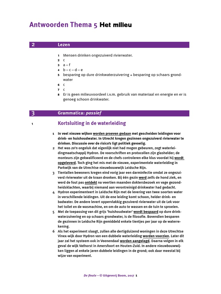 Finale - Antw 5 2017 | PDF