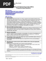 NDC Billing Requirements Overview | PDF | Health Sciences | Drugs
