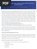 MHCET Law 2025 - 3 Years LLB - Sample Papers With Solutions ...