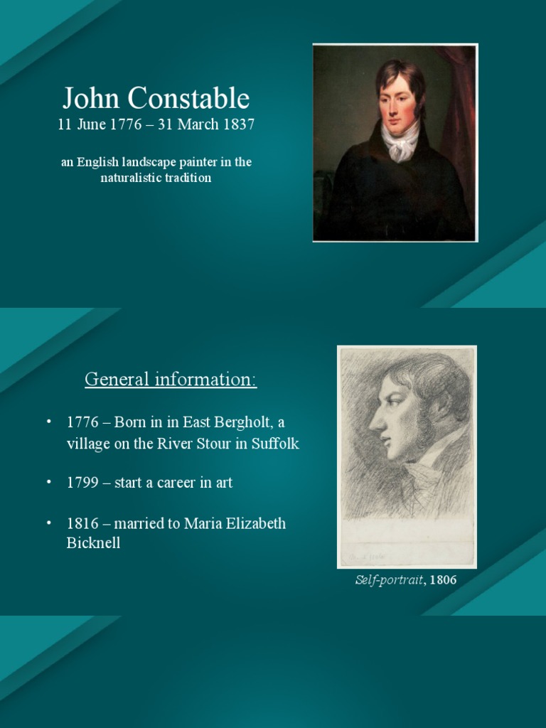 John Constable: English Landscape Painter | PDF