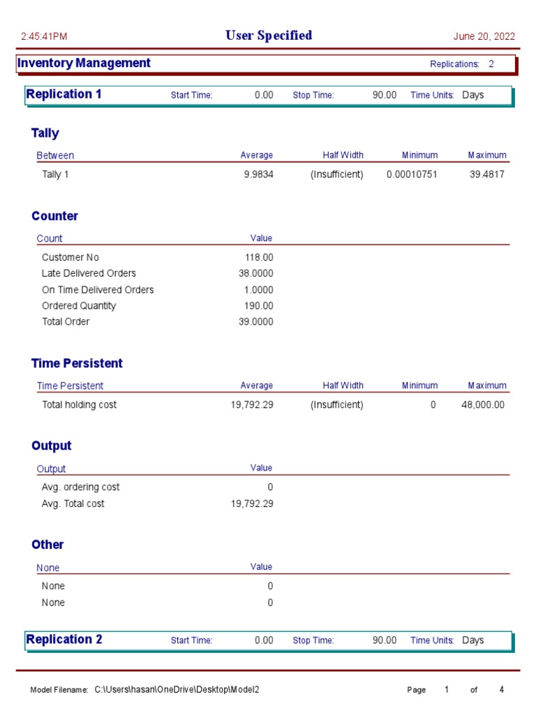 Output Analysis Pdf Computing 