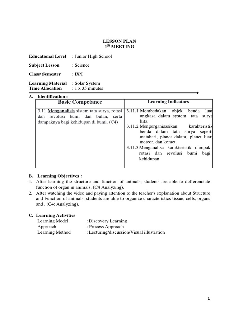 Rizki Maulana Ashidiq - 1907972 - Revised Lesson Plan - MicroTeaching ...