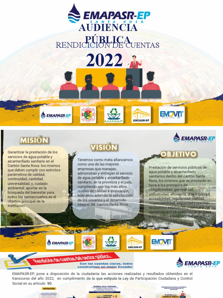 Rendicion de Cuentas Emapa 2023 | PDF
