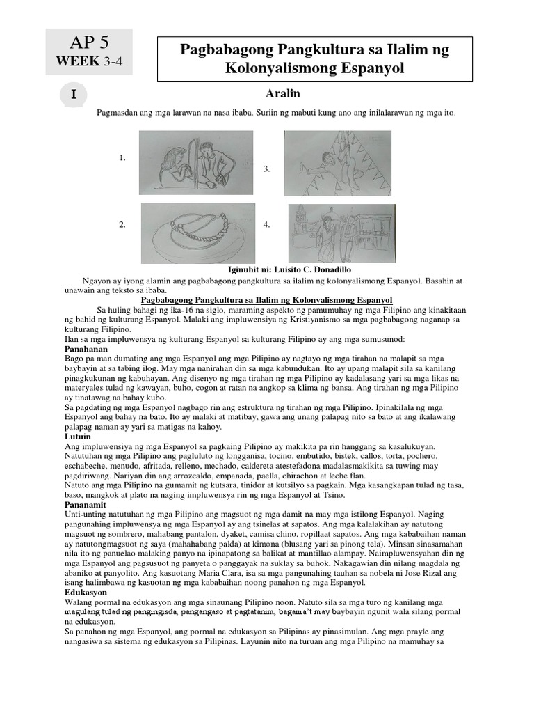 AP5 WEEK 3 4 Q3 March 6 10 | PDF
