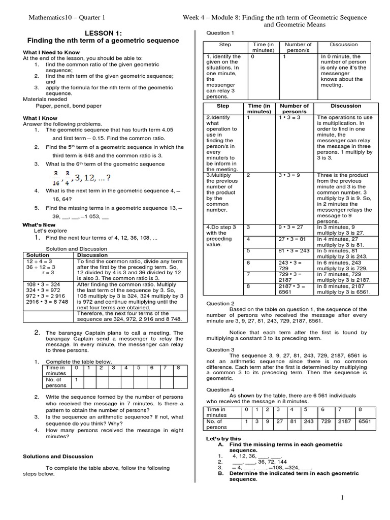 Grade-10_Math-Q1W4 | PDF