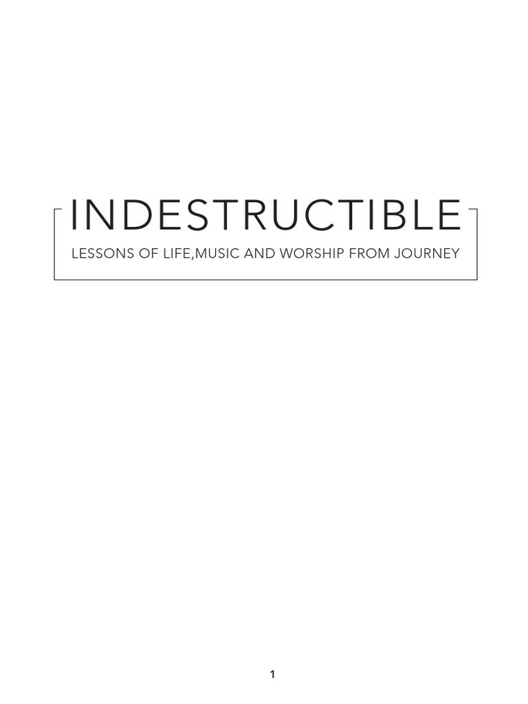 Indestructible The Book-1 | PDF