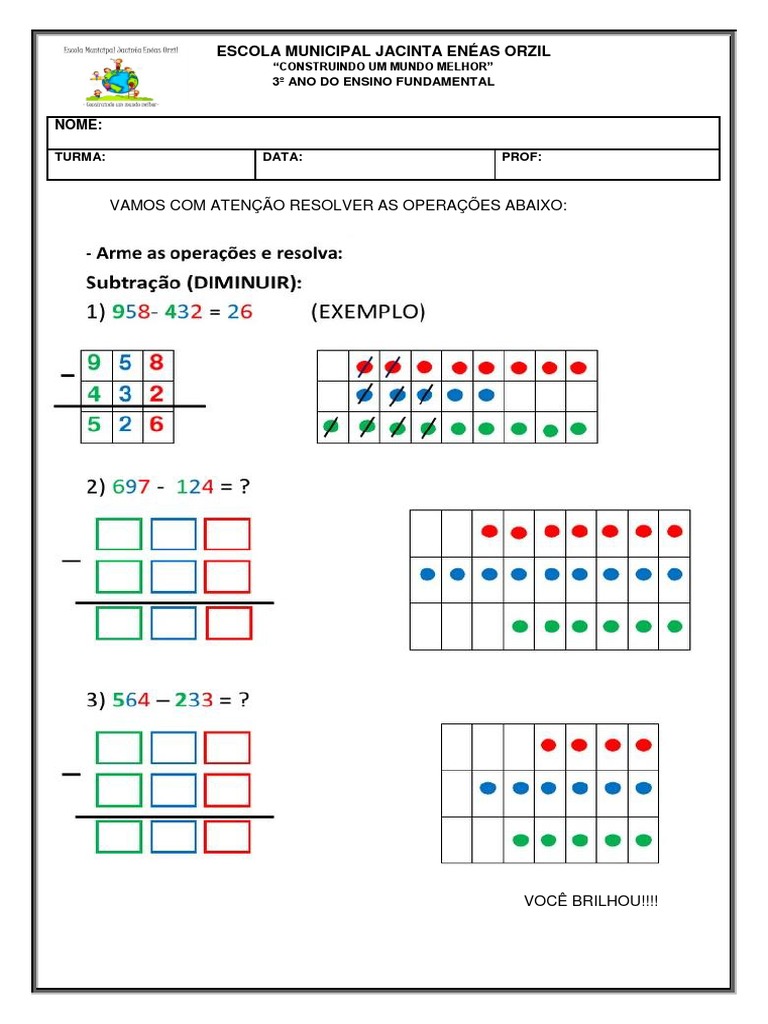 Atividades Adaptadas Matemática | PDF