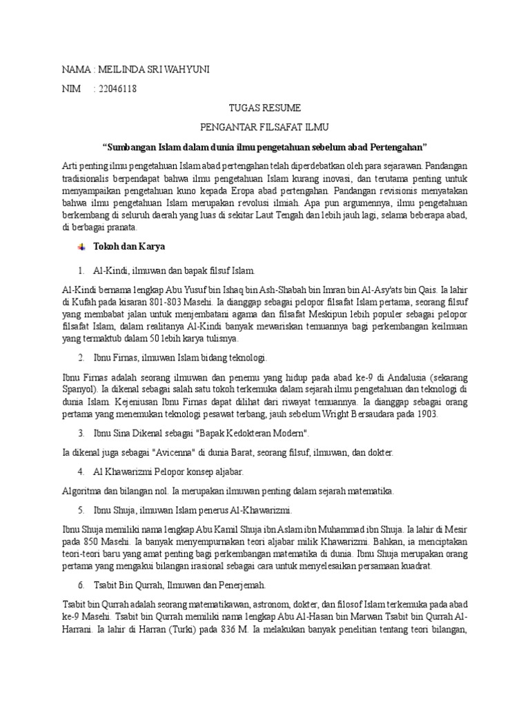 Pfi - Meilinda Sri Wahyuni - 22046118 | PDF