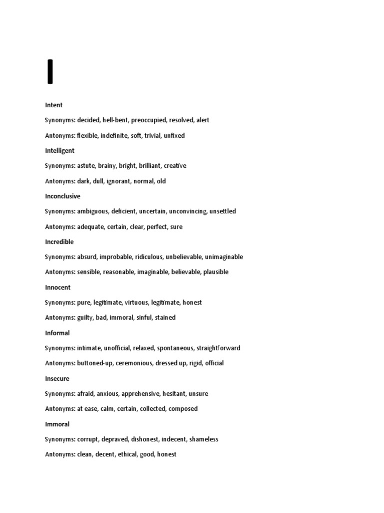 Thesaurus of Synonyms and Antonyms | PDF | Linguistics | Lexicology