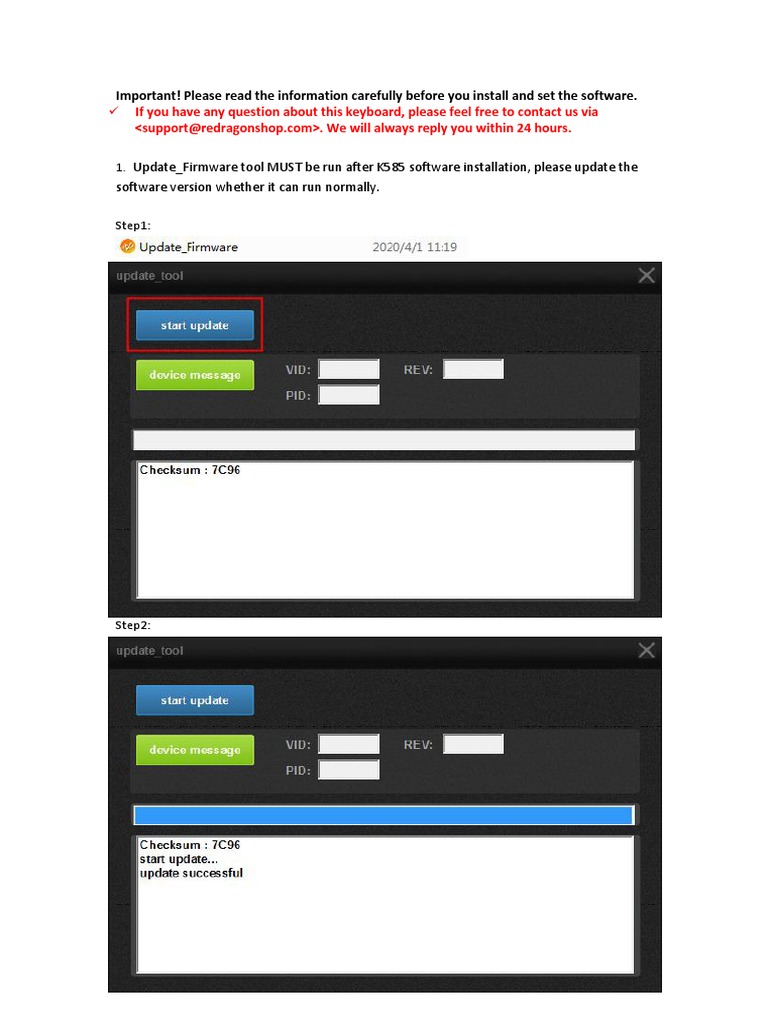 Read Before Software Installation | PDF