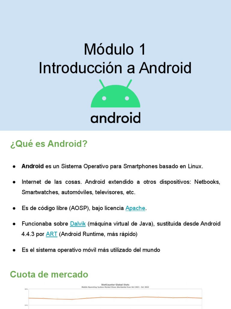Introducción A Android | PDF | Android (sistema operativo) | máquina ... Introducción A Android | PDF | Android (sistema operativo) | máquina ...
