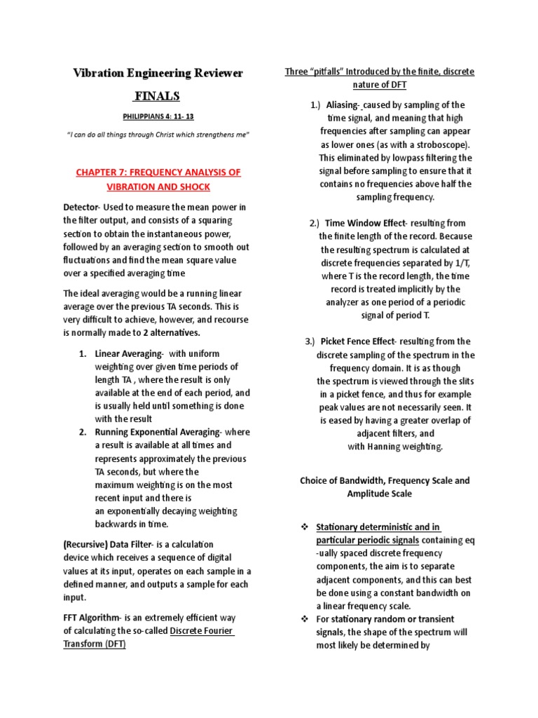 Vibration Engineering Reviewer FN | PDF | Nondestructive Testing | Fracture