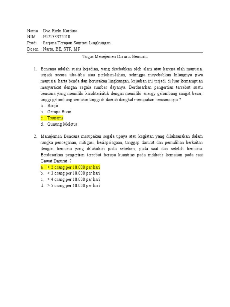 10 - Dwi Rizki Kardina - P07133322010 | PDF