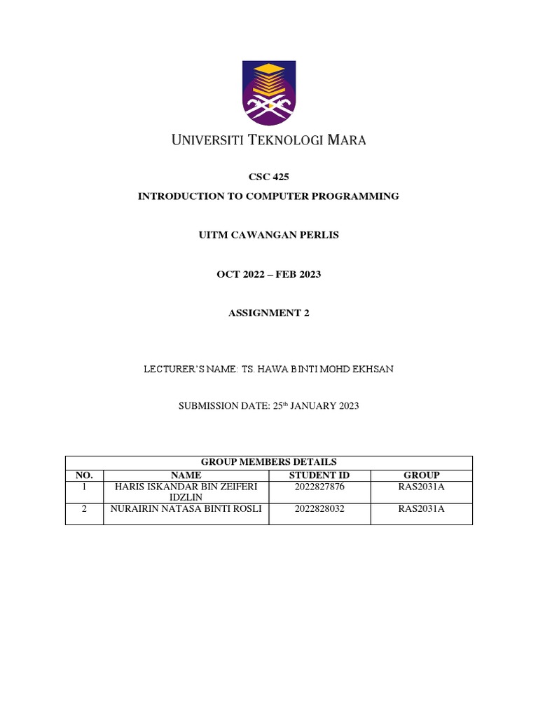 Csc 425 Assignment 2 Pdf