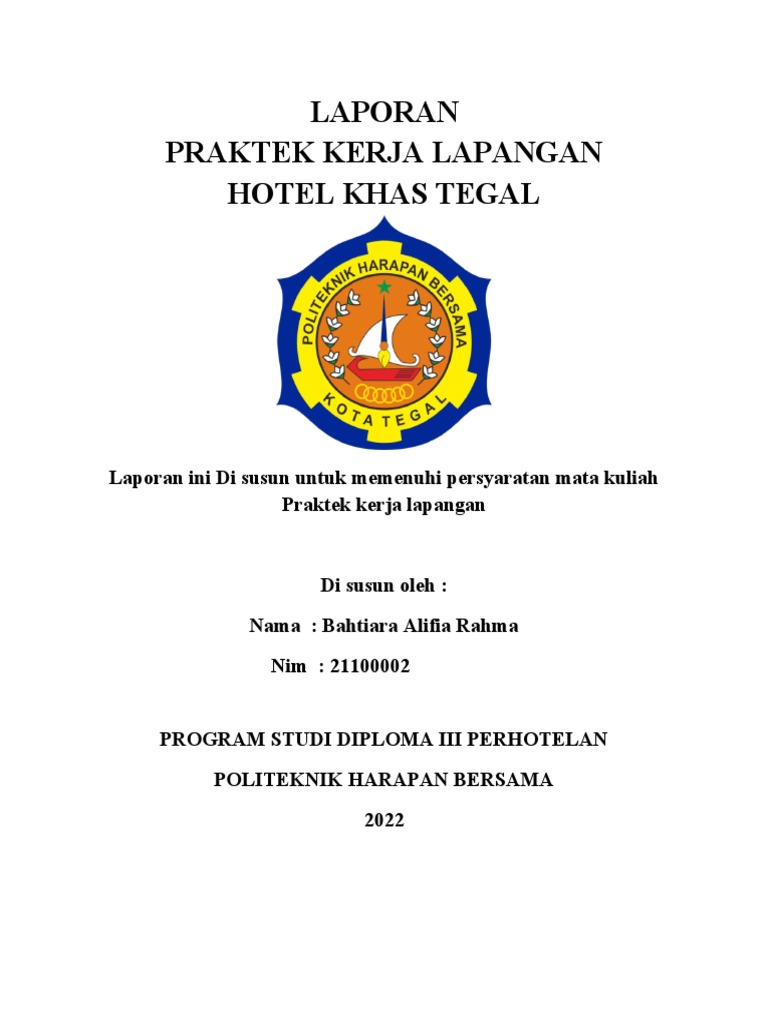 Laporan On The Job Training | PDF