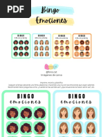 Bingo de Frutas y Verduras | PDF | Alimentos | Vegetales