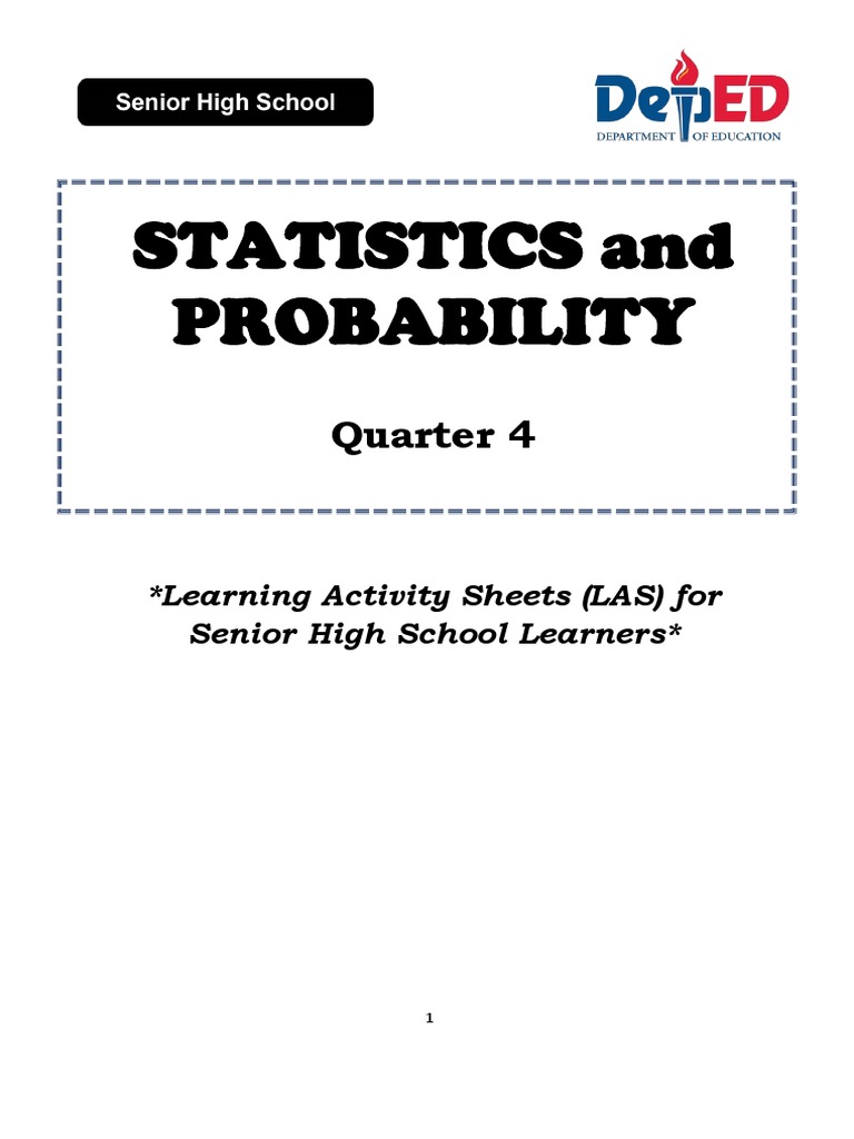 STAT PROB Q4 Module 4 6 | Download Free PDF | Bias Of An Estimator ... STAT PROB Q4 Module 4 6 | Download Free PDF | Bias Of An Estimator ...