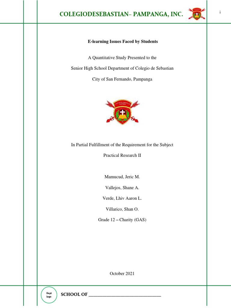 PR2 Research Chapter 1 2 3 4 Final | PDF | Educational Technology | Distance Education