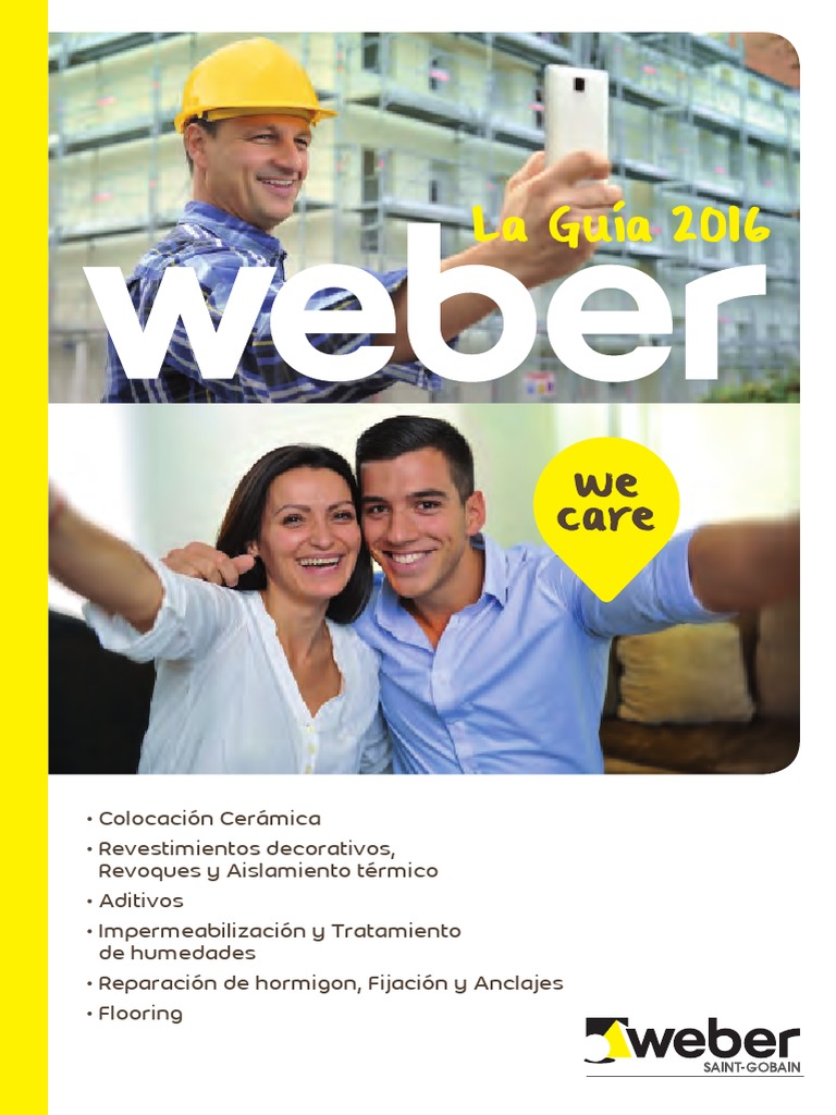 Guia-Weber-2016_BAJA2 | PDF | Mortero (Albañilería) | Materiales