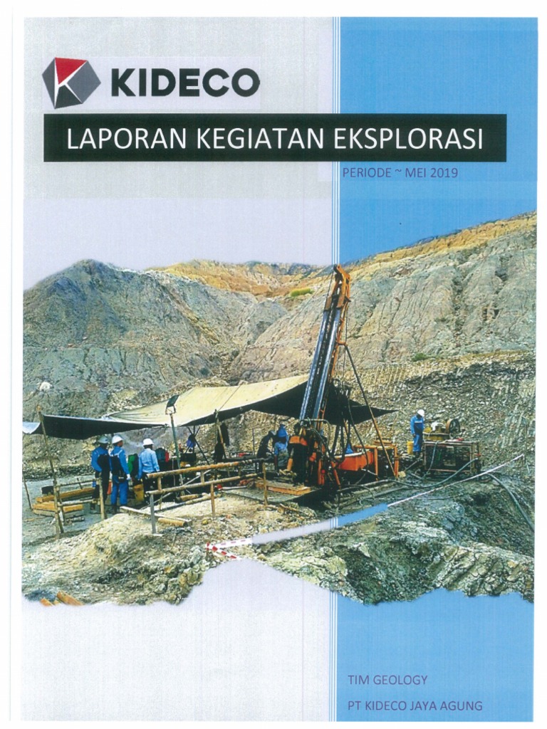 Laporan Eksplorasi Kideco Mei 2019 | PDF
