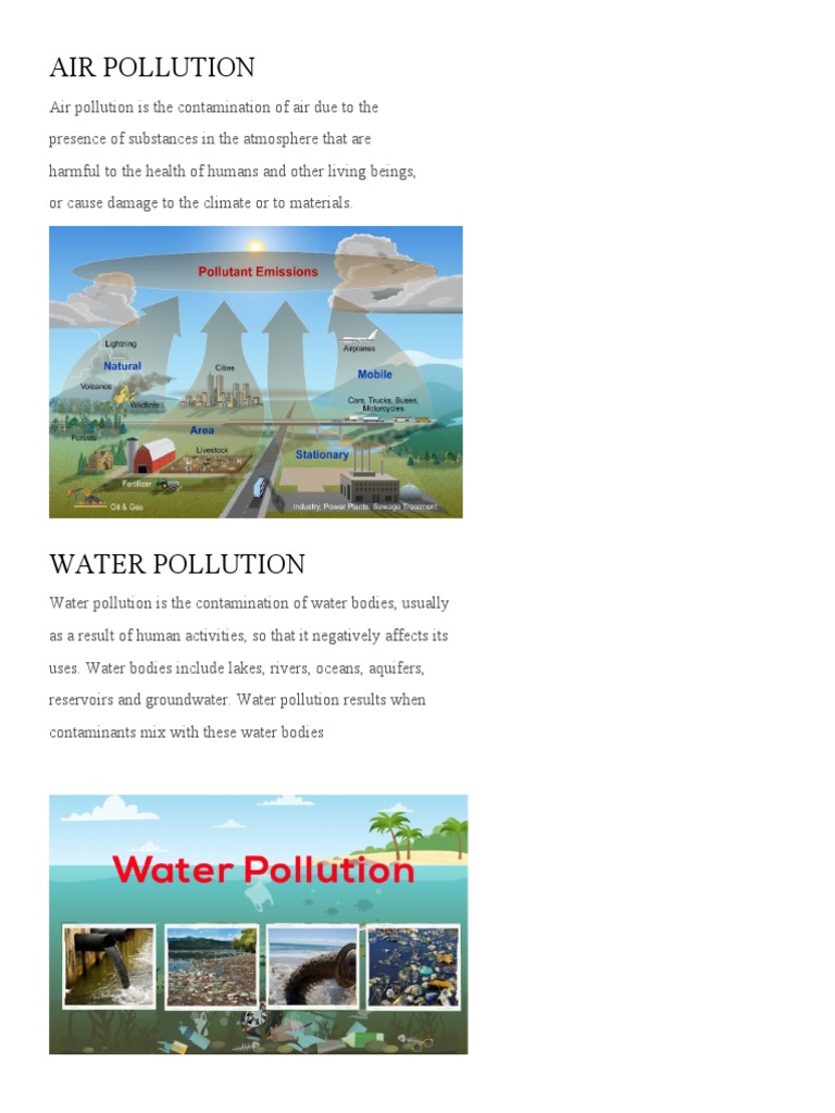 10 Types of Pollutions | PDF | Air Pollution | Water