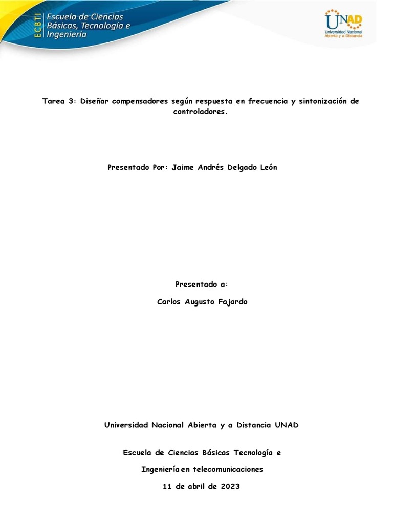 Tarea 3 - Jaime Delgado | PDF