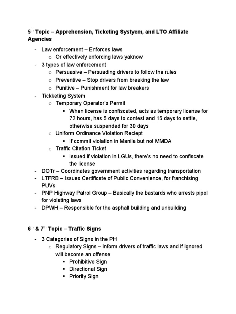 5th Topic | PDF | Traffic | Intersection (Road)
