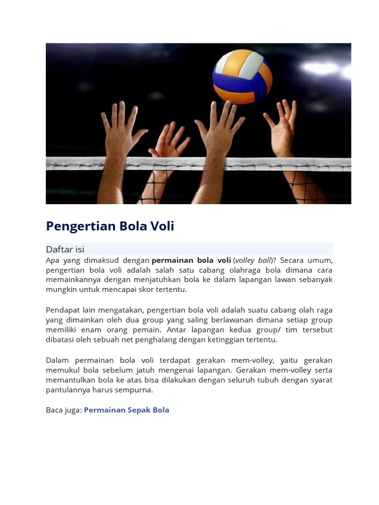 Bola Voli | PDF