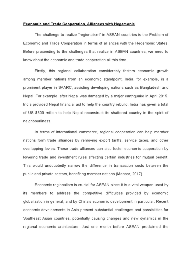 Pad 381 Challenges | PDF | Trans Pacific Partnership | China