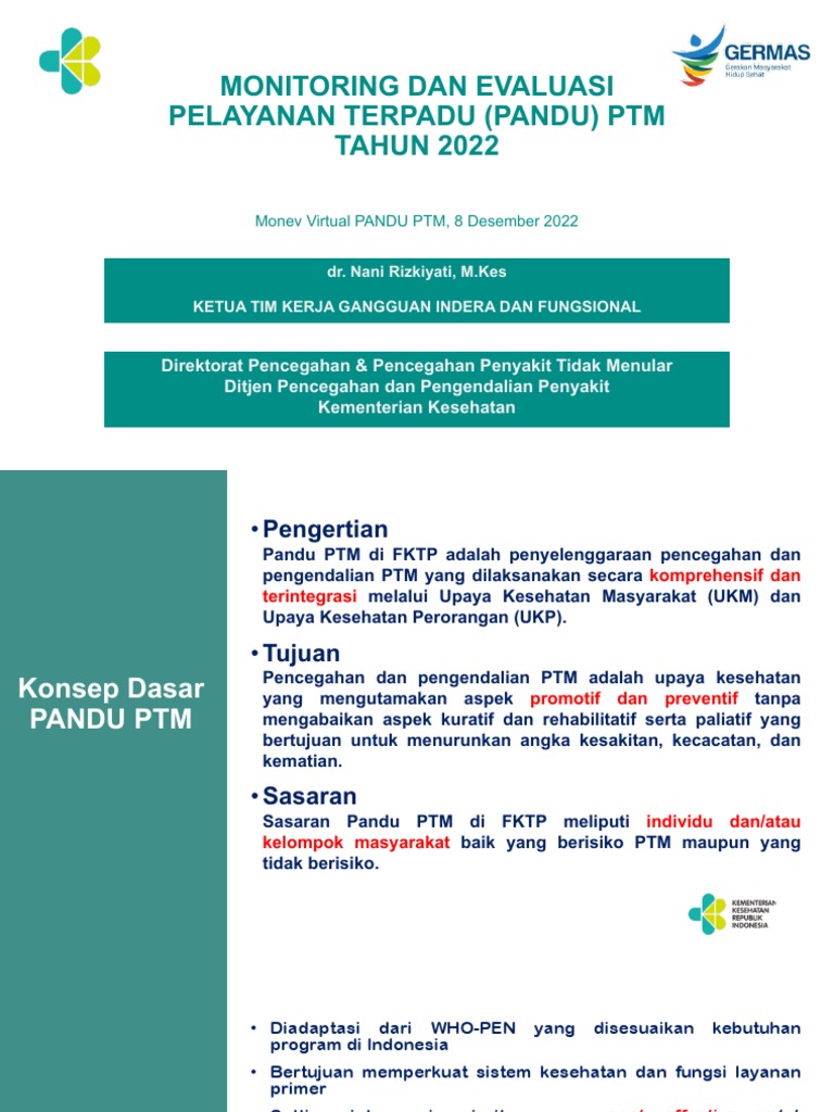Monitoring Dan Evaluasi Pandu PTM 2022 | PDF