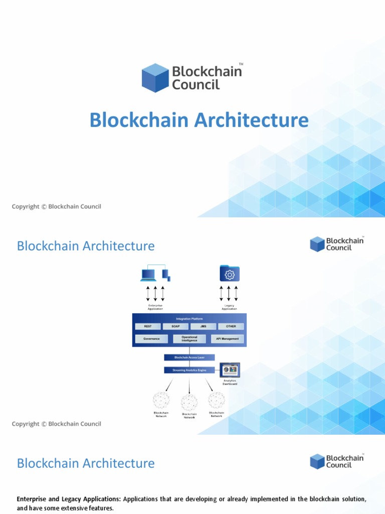 5.7 Blockchain Architecture | PDF