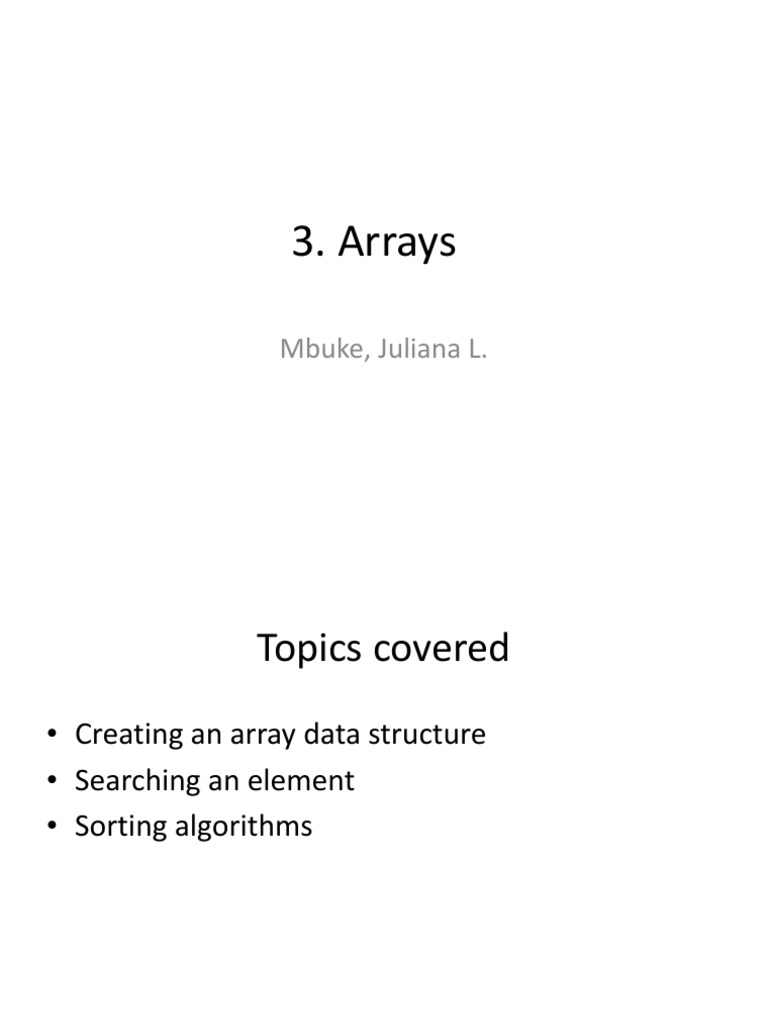 Arrays | PDF | Data Type | Programming Arrays | PDF | Data Type | Programming