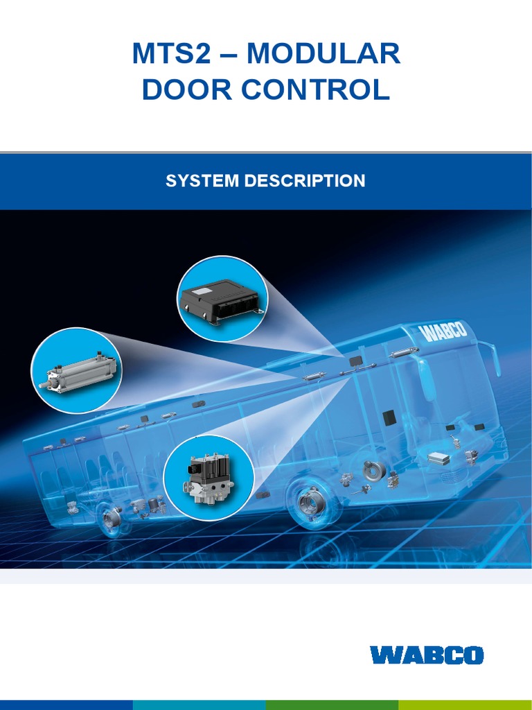 Mts2 - Modular Door Control: System Description | PDF | Valve | Switch