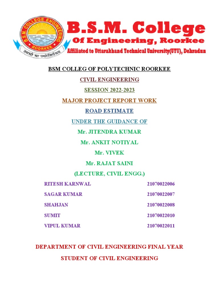 BSM Colleg of Polytechnic Roorkee | PDF