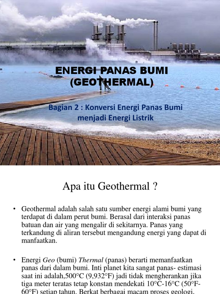 Energi Panas Bumi | PDF
