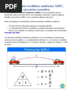 Triangulos_de_Magnitudes_MRU_MRUA | PDF