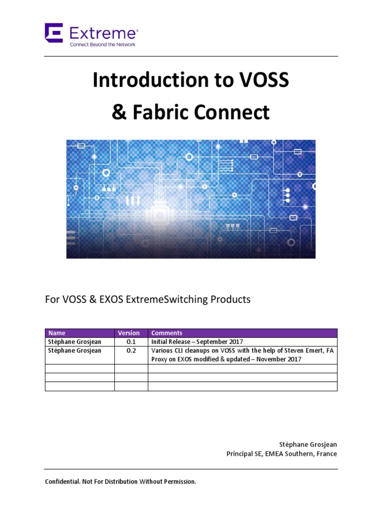 Intro To VOSS & Fabric v0.2 | PDF | File Transfer Protocol | Internet Standards