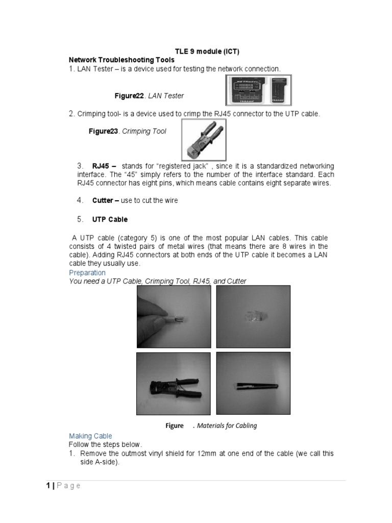Module Network Troubleshooting Tools Pdf Electrical Connector