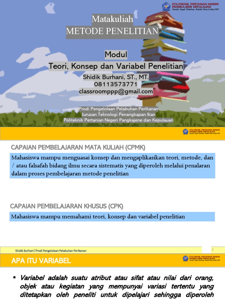 Metode Penelitian - Variabel - Penelitian | PDF