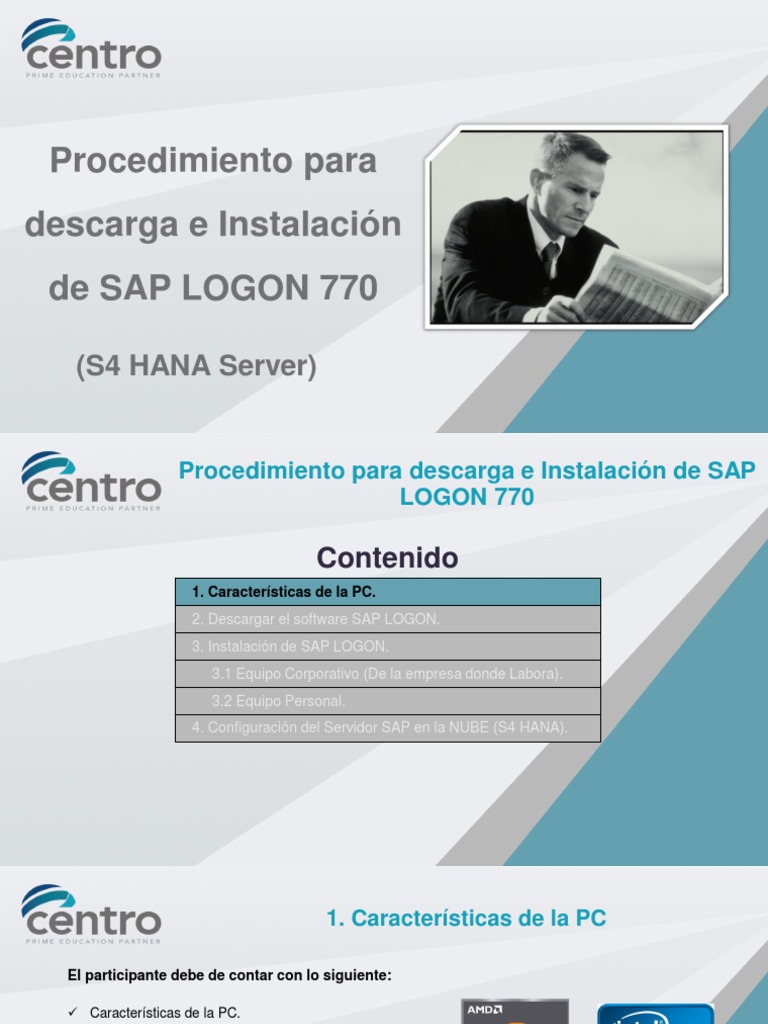 Procedimiento para Descarga e Instalación de SAP LOGON (S4HANA Server ...
