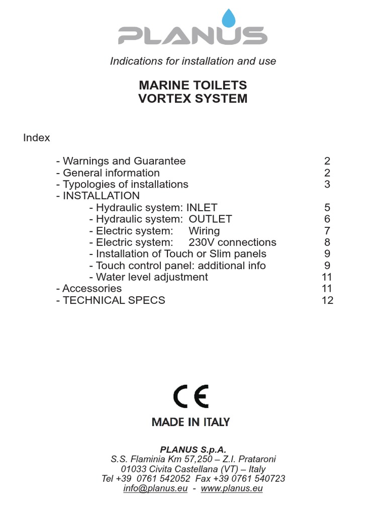 WC Planus Manual | PDF