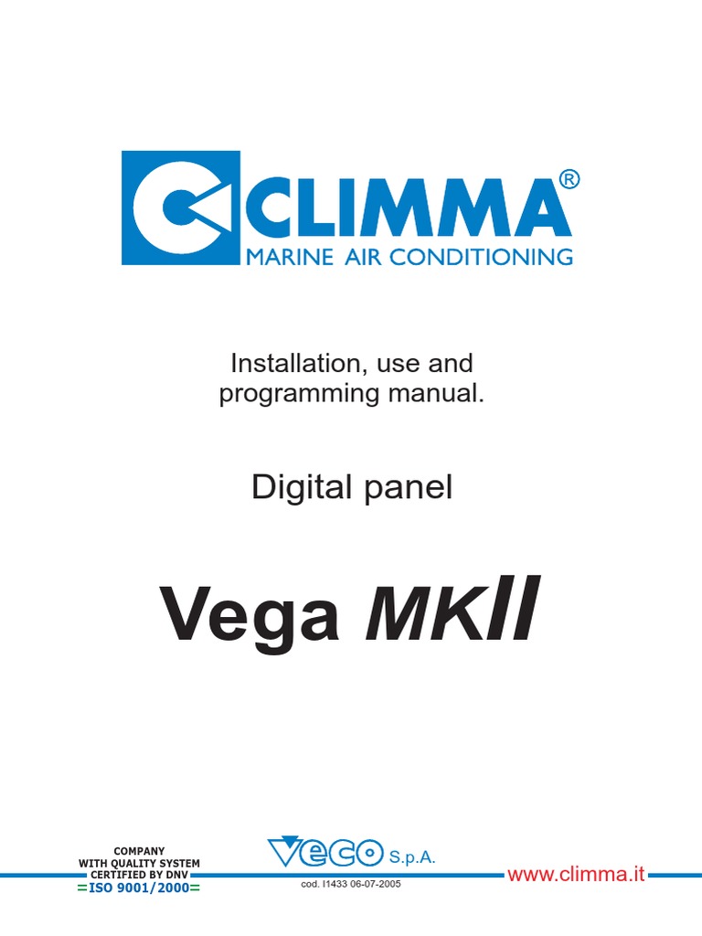 Vega MKII Installation and User Manual | PDF