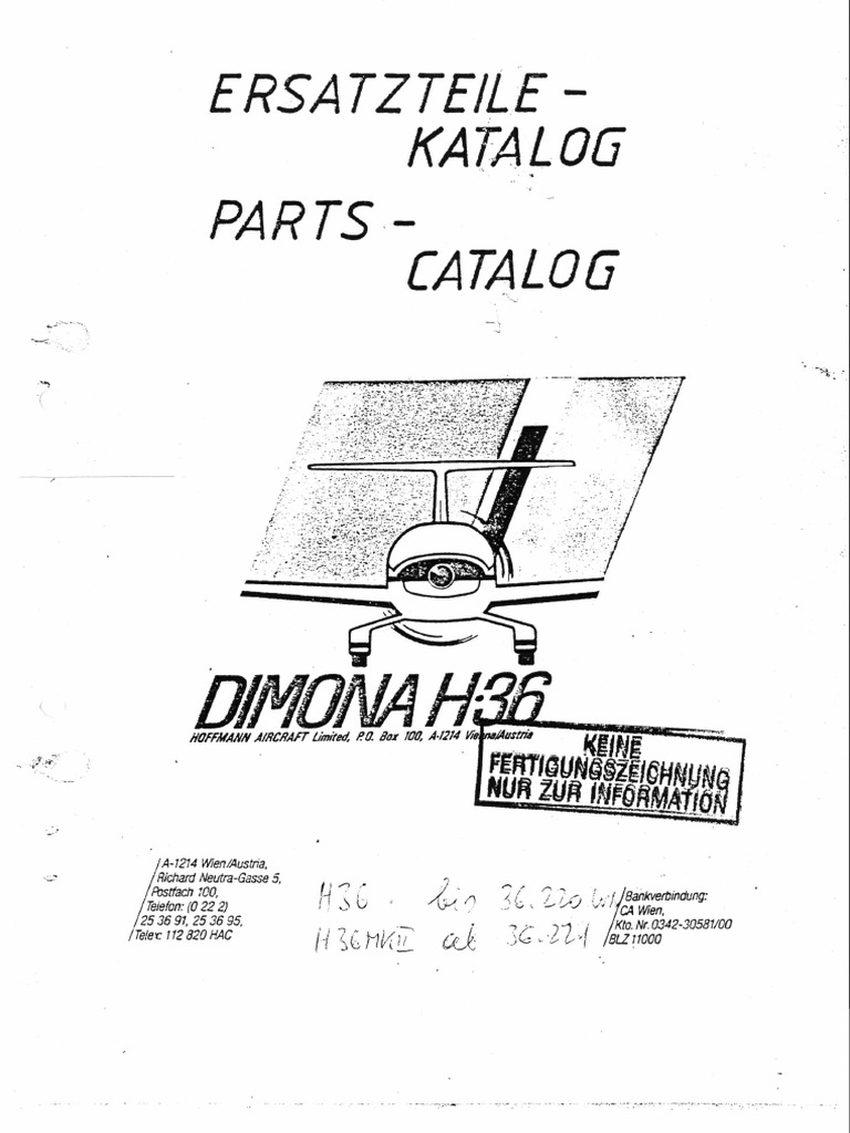 H36 Illustrated Parts Catalogue 3-1987 | PDF